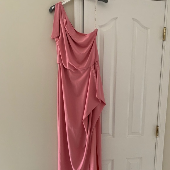 Halston Heritage | Dresses | Halston Oneshoulder Long Dress | Poshmark